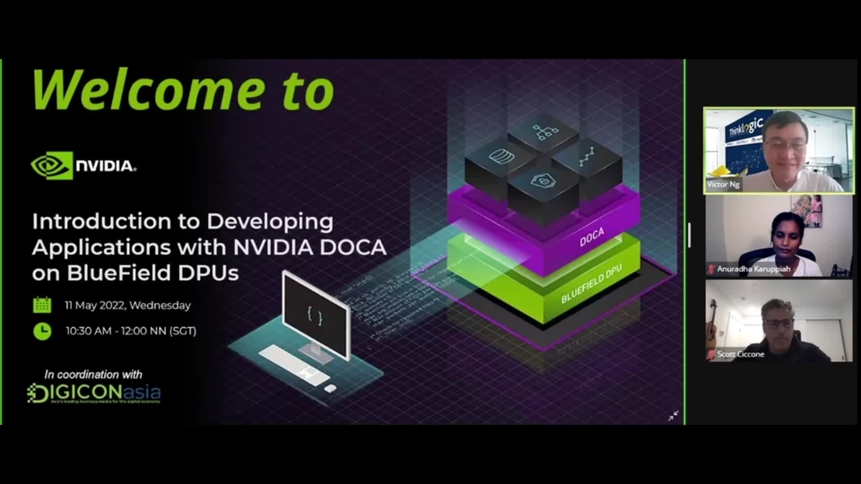 Introduction to Developing Applications with NVIDIA DOCA on BlueField DPUs | Other 2022 | NVIDIA ...